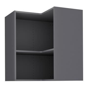 Delinia Kitchen Wall Corner Angle Cupboard Grey 35Cmx67Cmx76.8Cm ...