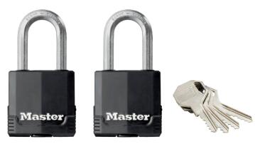 Padlock shackle laminated cover 48mm excell master lock | LEROY MERLIN ...