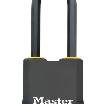 Padlock shackle laminated cover black 45mm excell master lock | LEROY ...