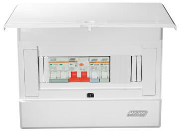Distribution board surface mounted populated MAJOR TECH 8 way | LEROY ...
