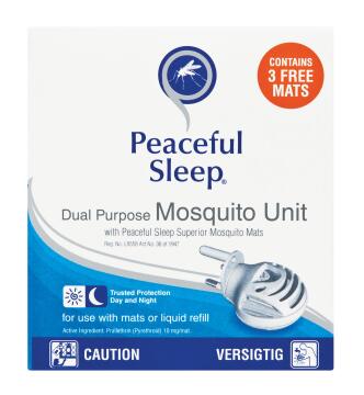 Mosquito repellent PEACEFUL SLEEP plug-in unit with 3 free mats | LEROY ...