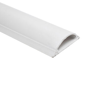 TRUNKING HALF MOON 70X20MM WHITE PVC | LEROY MERLIN South Africa