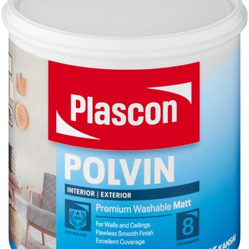 Plascon Polvin Super Acrylic Wall Paint Black 1L | LEROY MERLIN South ...